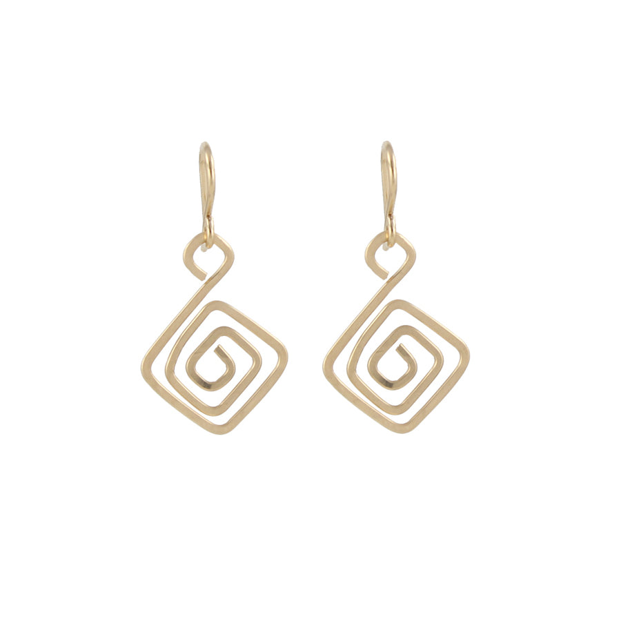 Aztec Swirl Earrings – Peggy Li Creations